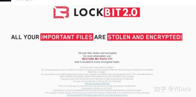 lockbit2.0勒索病毒详情及恢复案例 - 知乎