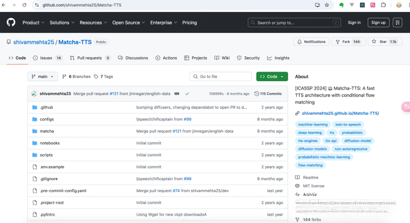开源大模型实践：语音大模型 Matcha-TTS安装部署及测试 - 知乎