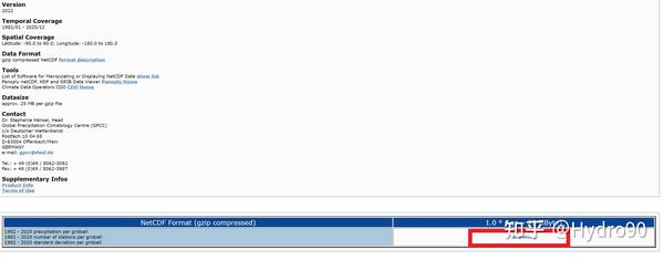 GPCC(全球降水气候中心)数据集介绍与下载 - 知乎