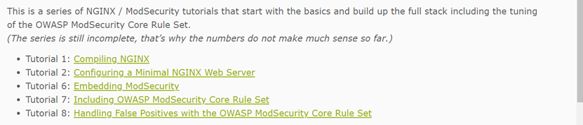 Modsecurity 教程 - 知乎