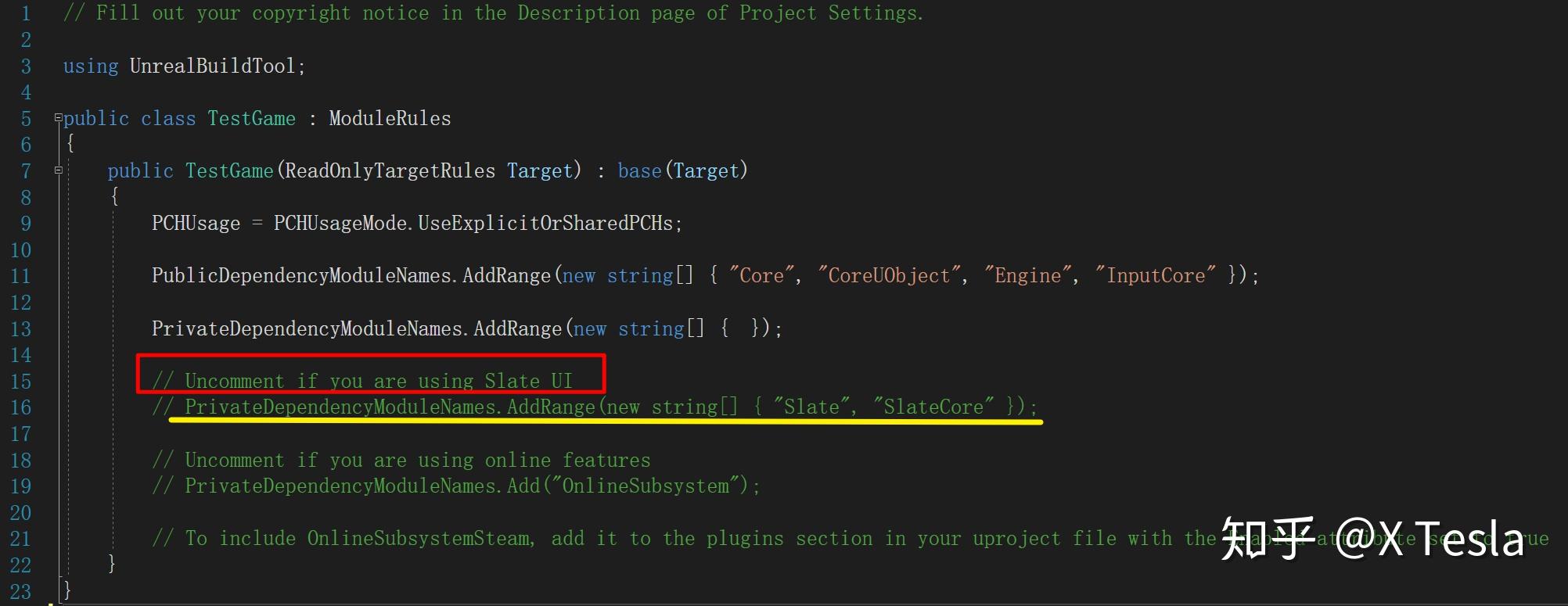 【UE4】C++基础【02】添加Slate至窗口 - 知乎
