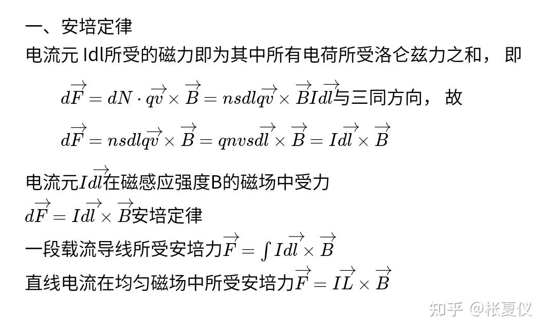 为什么F=BIL? - 知乎