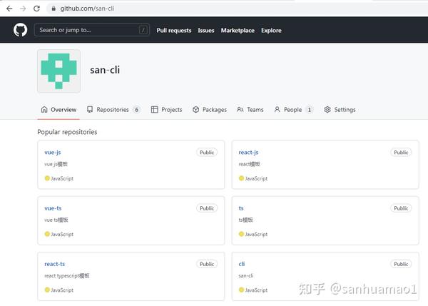 自制前端脚手架工具cli与发布npm包 知乎
