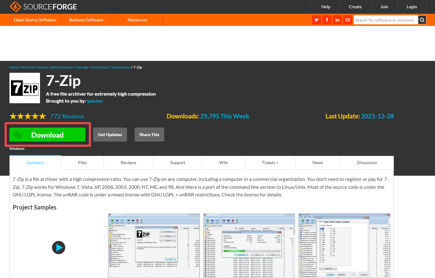7-Zip 官方网站怎么下载？ - 知乎