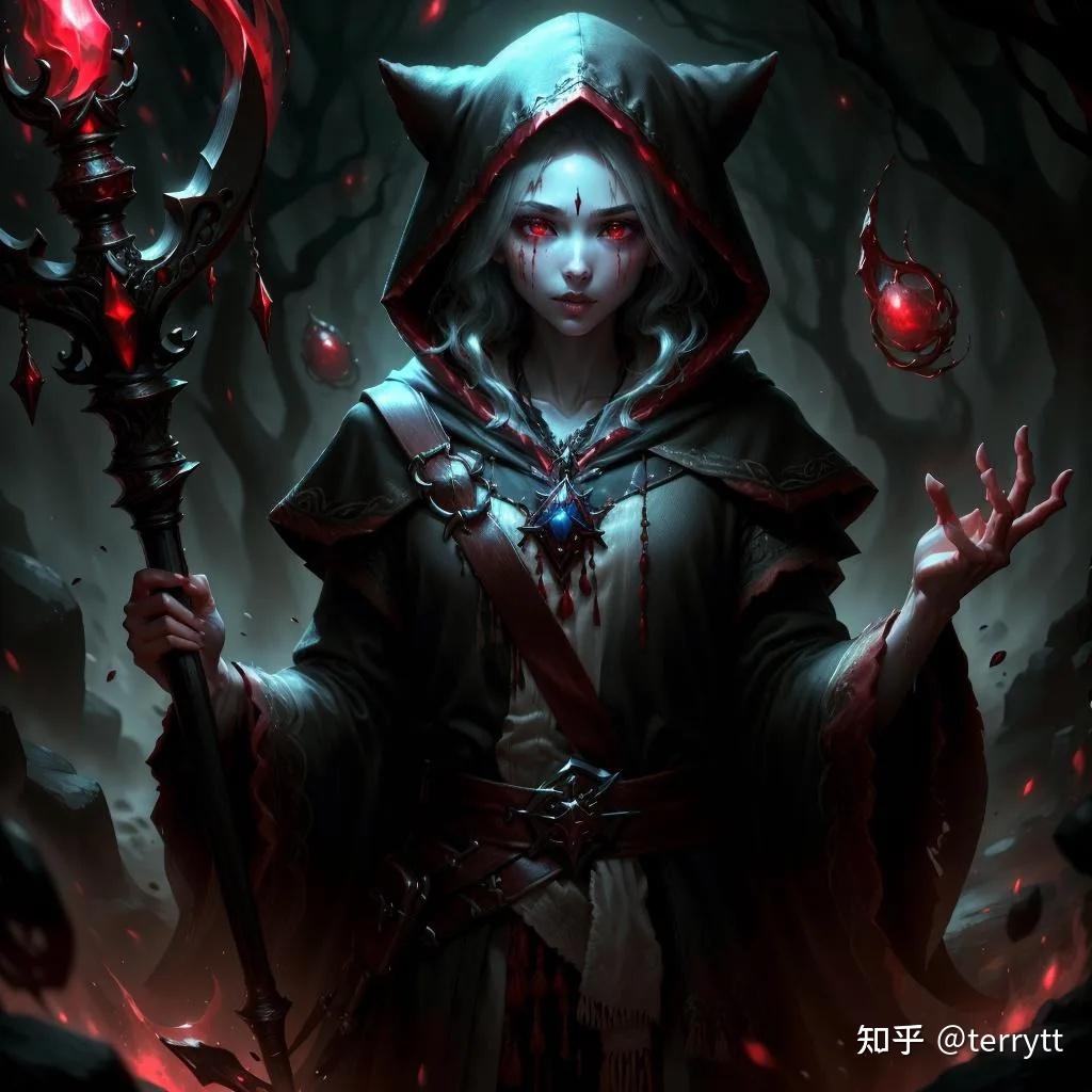 黑暗魔法风格 Blood Magic Grimoire Lora AI绘画作品 - 知乎