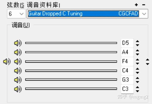 怎么用调音器给电吉他调drop c？ - 知乎