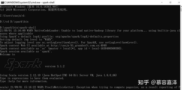 spark windows安装 - 知乎