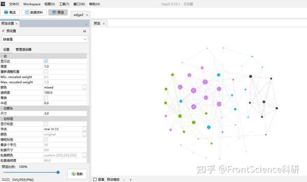 利用Gephi绘制高分网络图 - 知乎