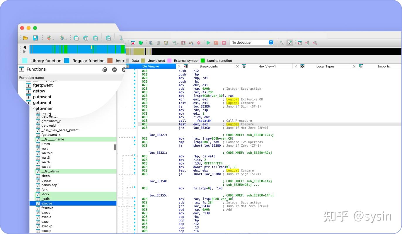IDA Pro 9.0 (macOS, Linux, Windows) - 强大的反汇编程序、反编译器和多功能调试器 - 知乎