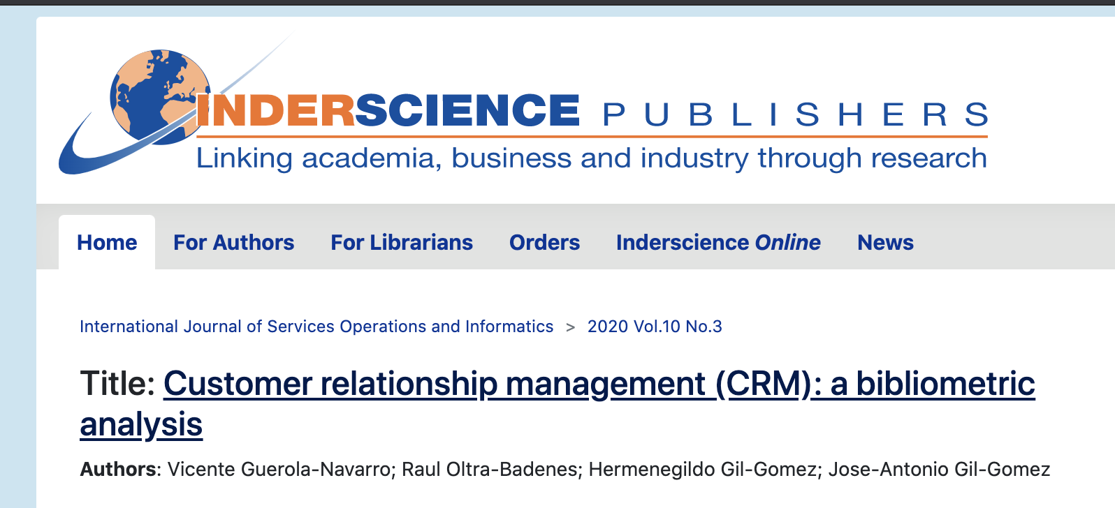 求哪位老师帮忙下载一篇inderscience期刊的论文！ - 知乎