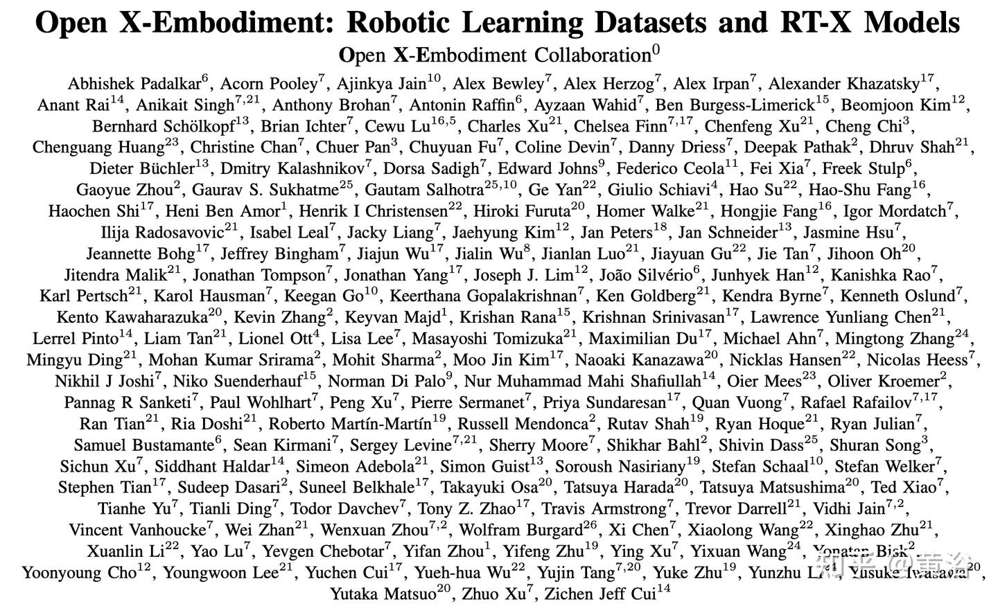 机器人学习数据集Open X-Embodiment及其RT- X模型 - 知乎