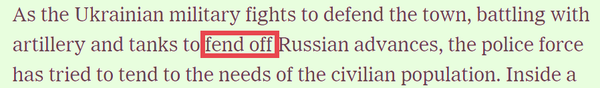 【外刊】地道表达：fend off sth/sb 避开某人、某事 - 知乎