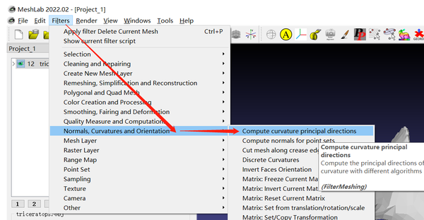 MeshLab计算几何量 - 知乎