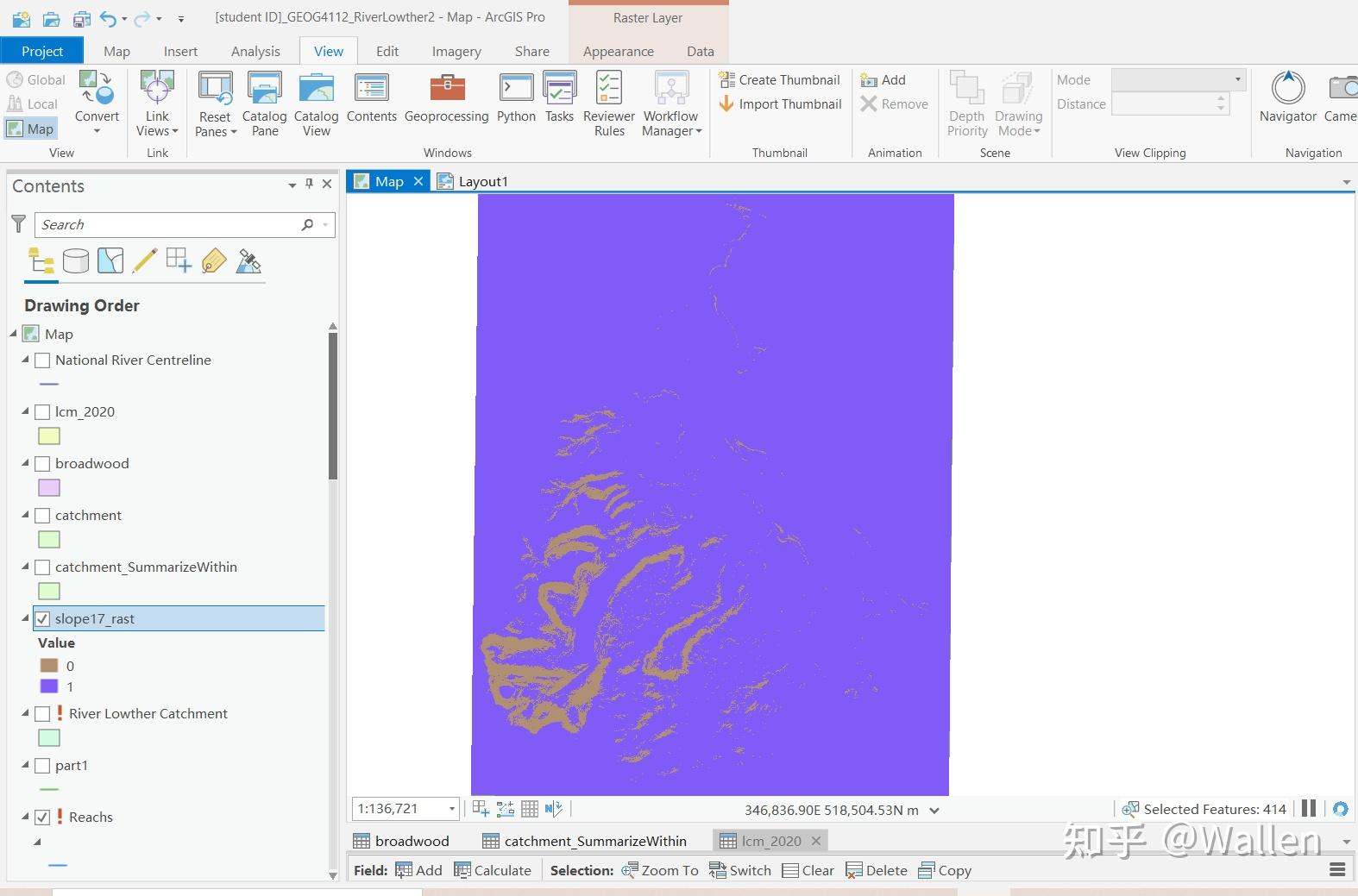 ArcGIS按像元栅格值提取栅格 - 知乎