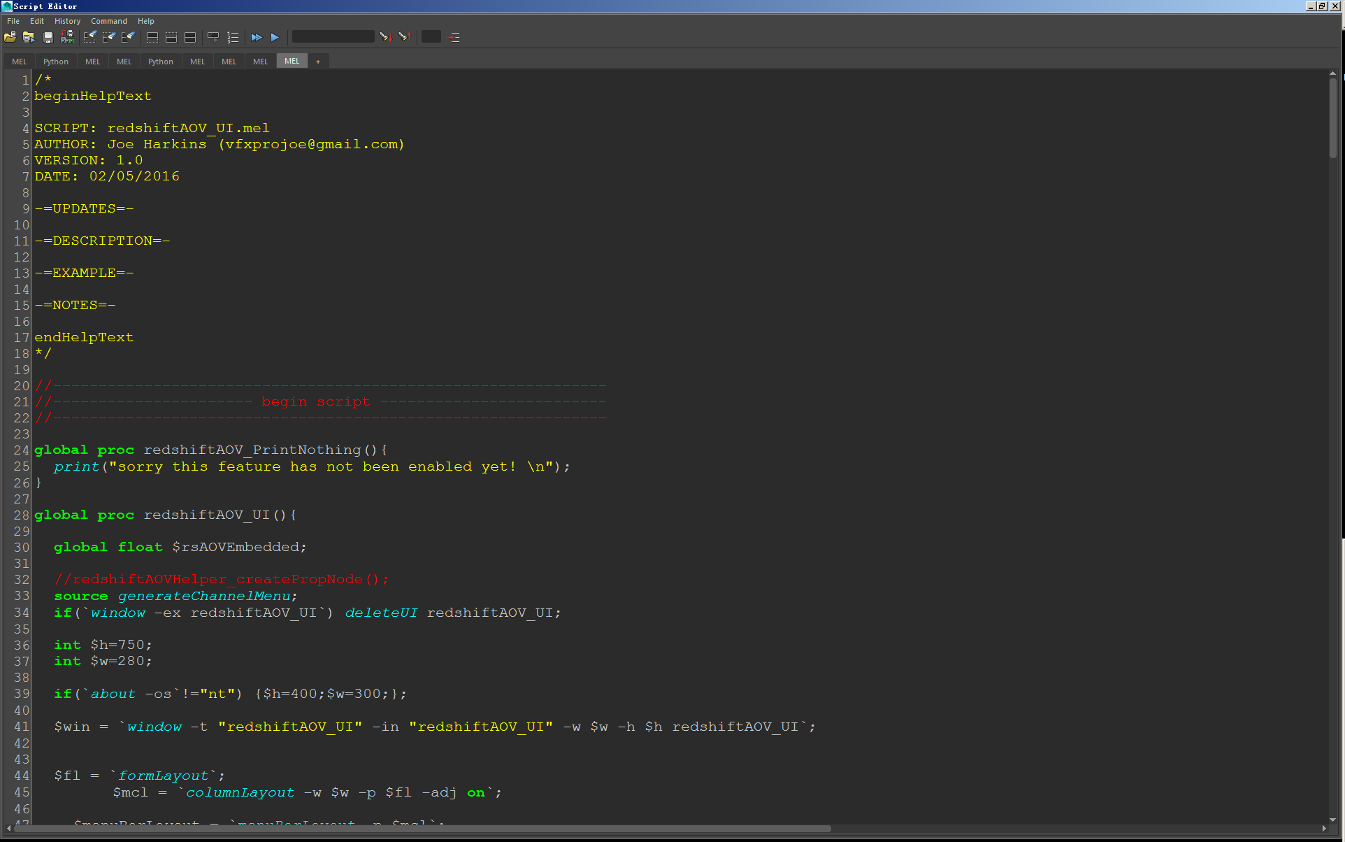 redshiftAOV_UI.mel - 知乎