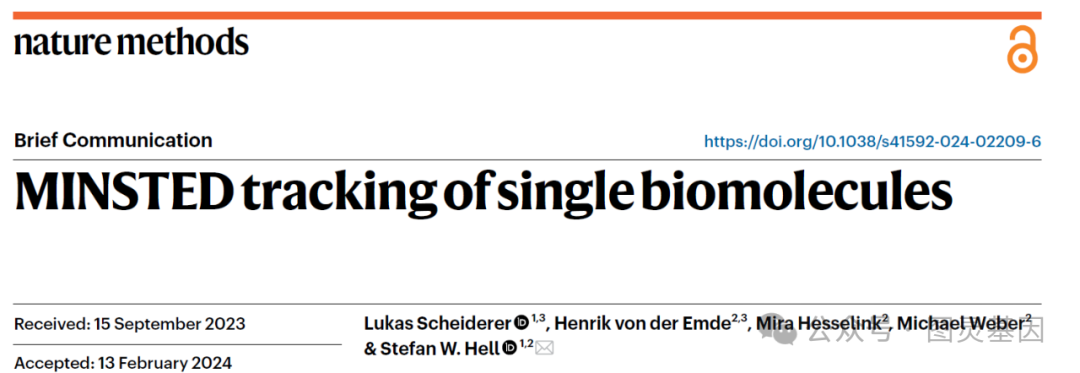 Nat Met ｜ 德国科学家开发纳米/毫秒时空精度标记生物分子的方法 - 知乎