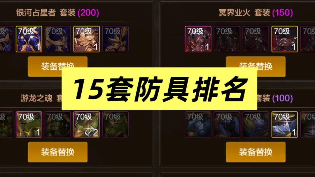 DNF手游：15套防具大对比！谁是你的最爱？ - 知乎