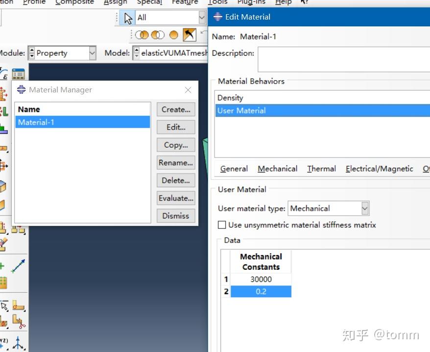 ABAQUS VUMAT入门 弹性材料模型 - 知乎
