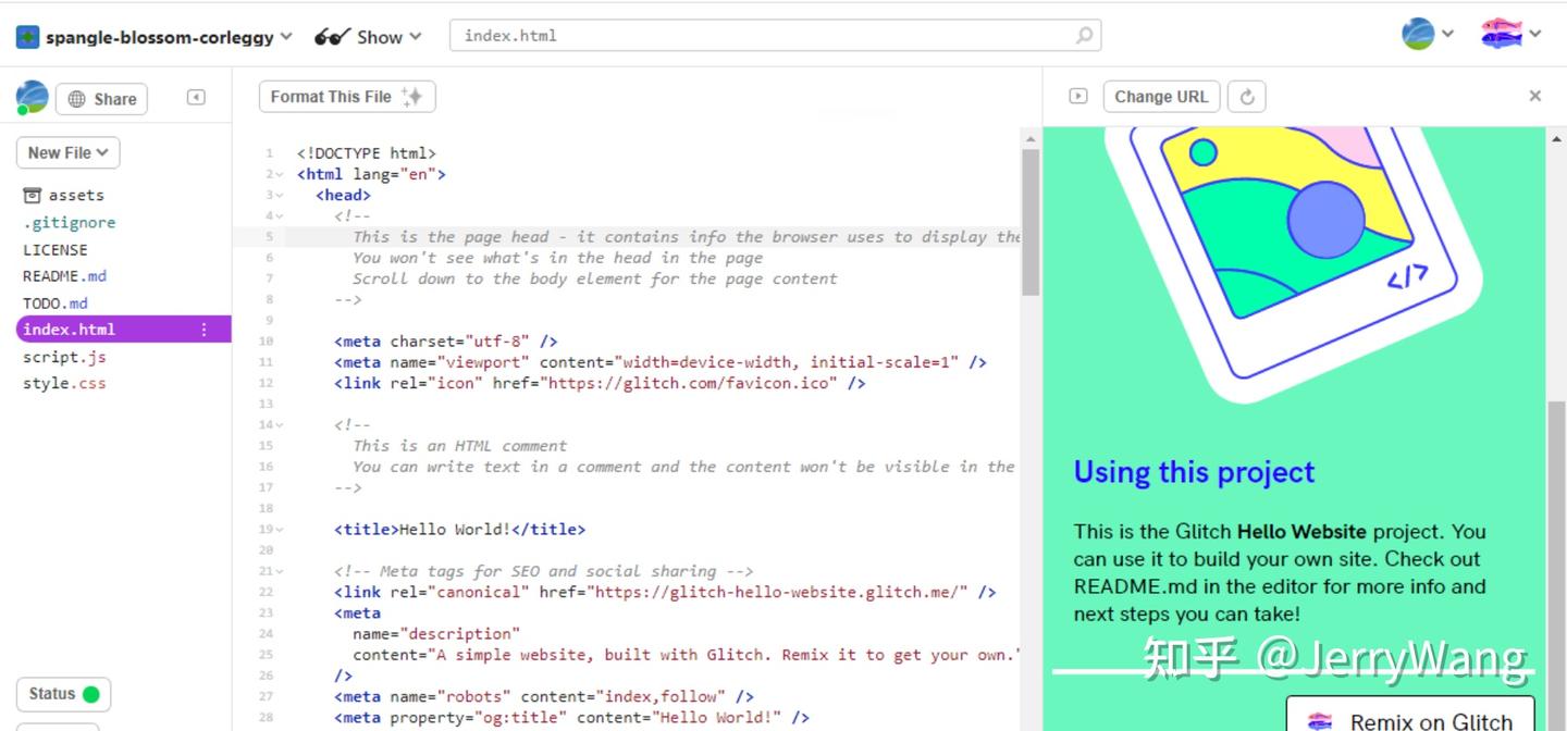 web 应用在线编辑器 glitch 简介 - 知乎