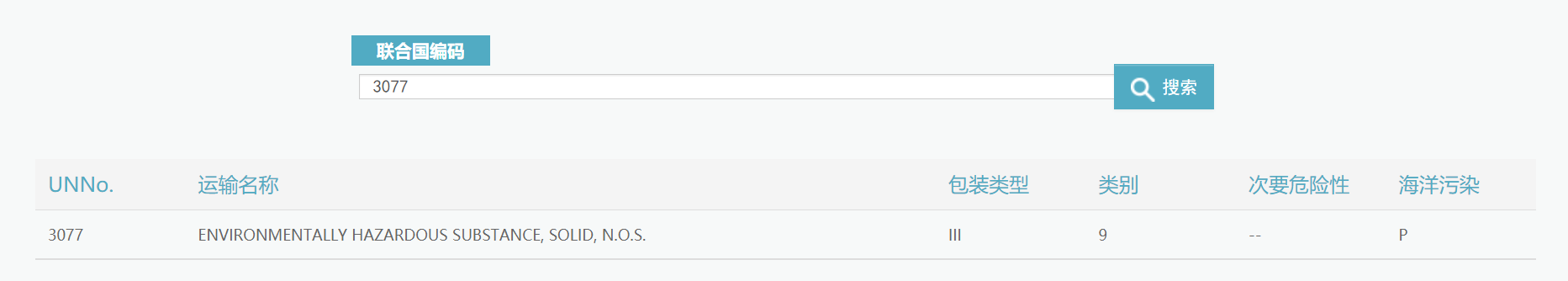 UN No：3077是危险品么？ - 知乎