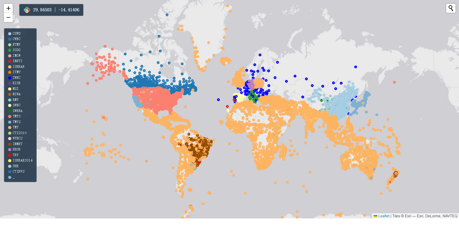 如何获取最新的 EnergyPlus 气象文件以及实时气象数据？ - 知乎