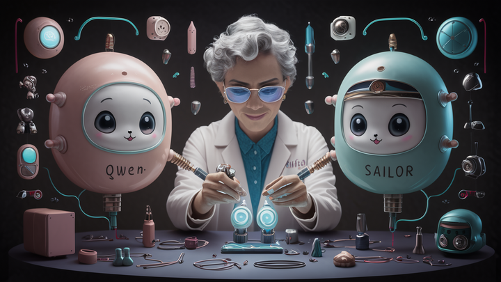 手撕大模型、亲测：使用 mergekit将Qwen1.5-0.5B-Chat 与 Sailor-0.5B-Chat整合，能否做出一个语言全才 ...