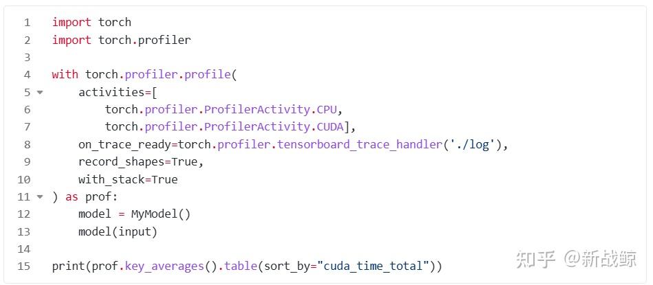 torch.profiler.profile - 知乎