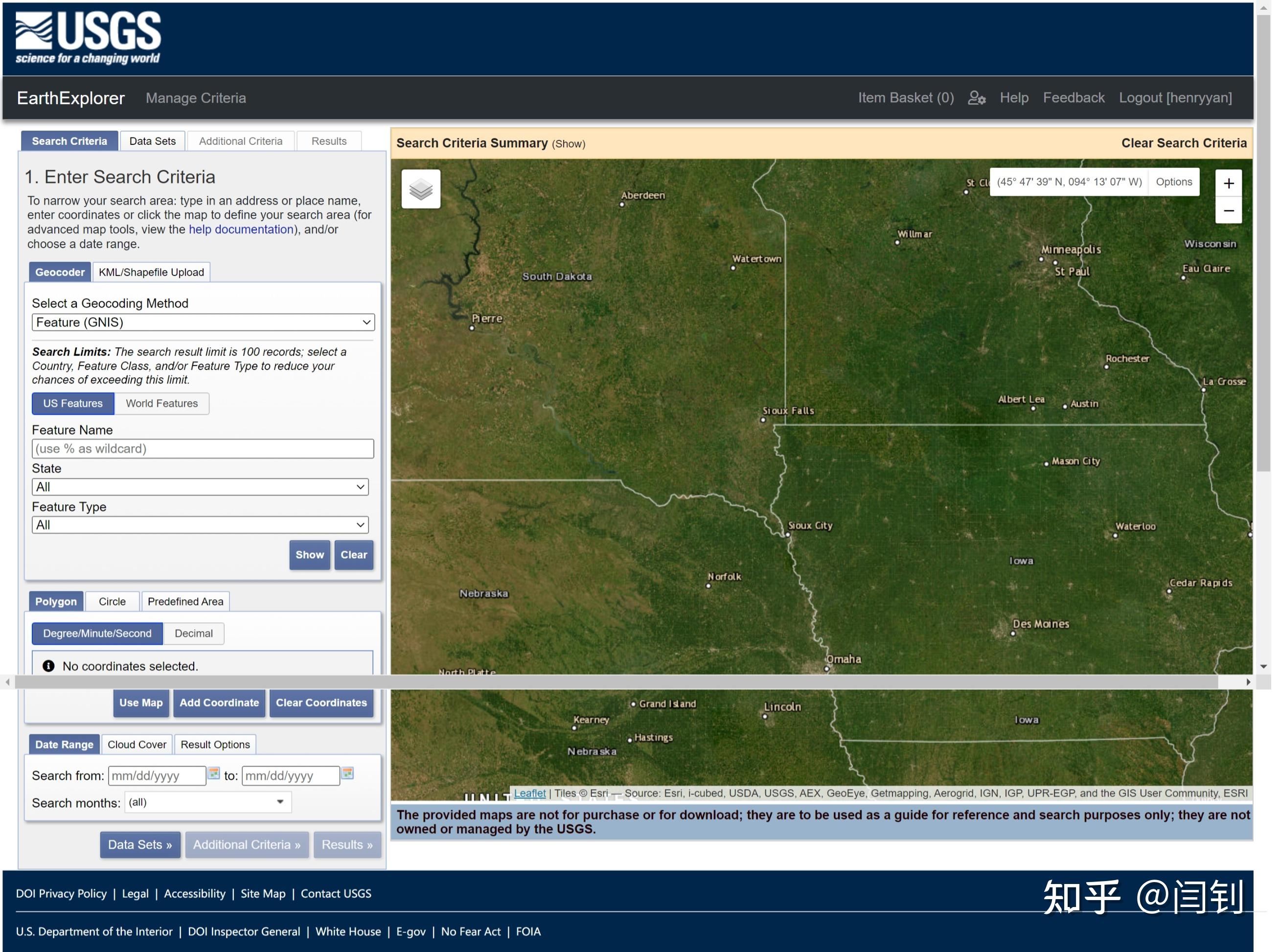 如何自动获取USGS数据——使用USGS M2M API自动下载遥感影像（01） - 知乎