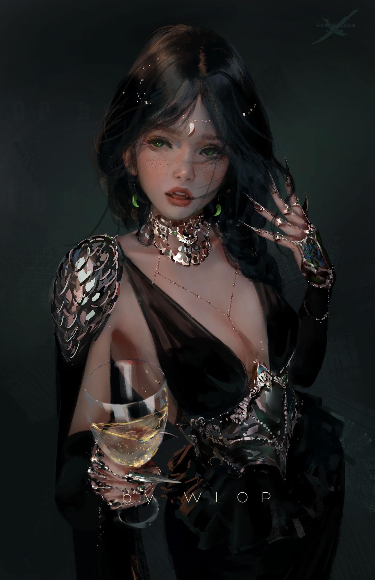 我喜欢的-鬼刀WLOP最新全面屏电脑、手机壁纸&头像无水印-Xilixili猫不语 - 知乎