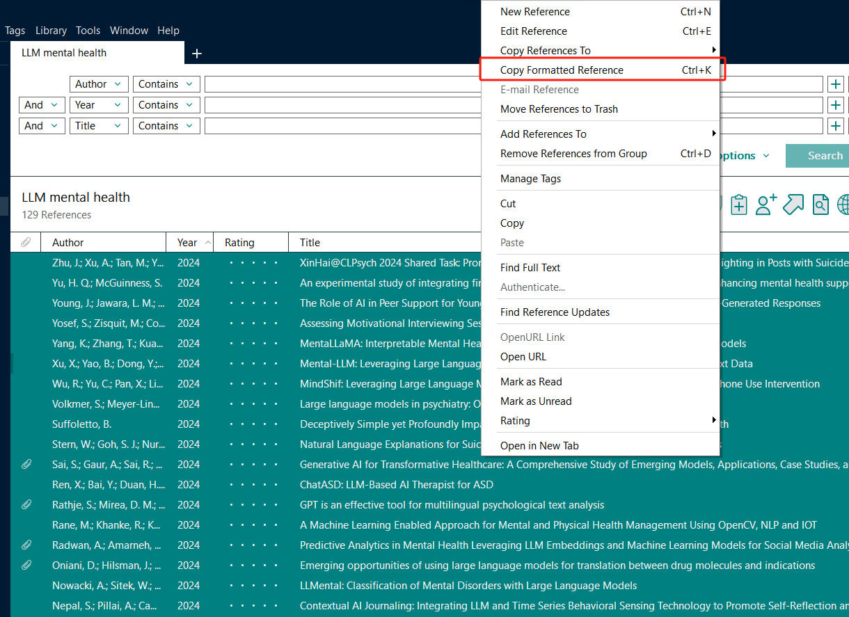 如何将endnote21里面的文献copy到Excel里面 - 知乎