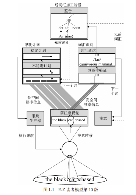 阅读眼动中的E-Z reader模型--读书笔记 - 知乎