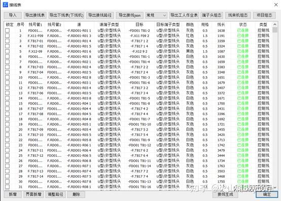 火山湖SKYCORE-DFM自动生成线束表功能 - 知乎
