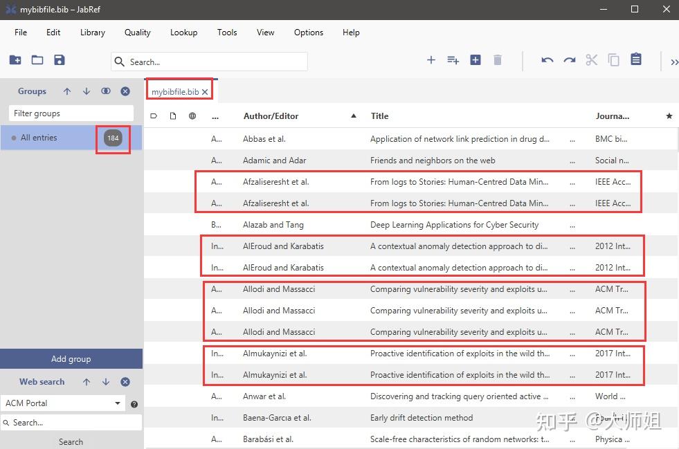 bib文件如何快速去重？JabRef了解一下！ - 知乎