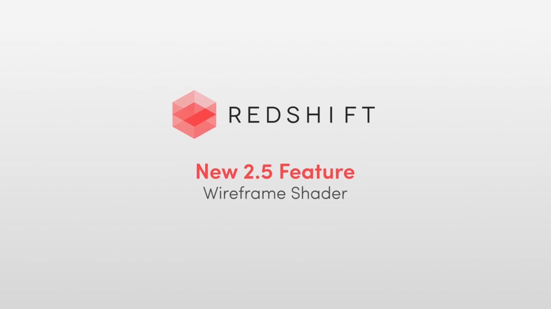 Redshift 2.5 Wireframe - 知乎