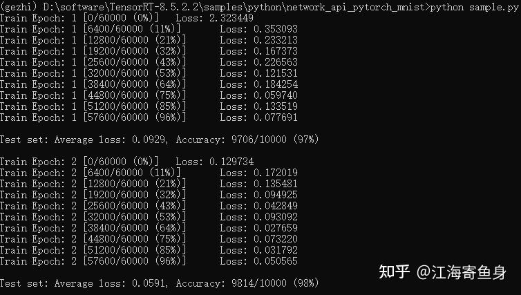 [练习]下载安装TensorRT8、ONNX转TensorRT - 知乎