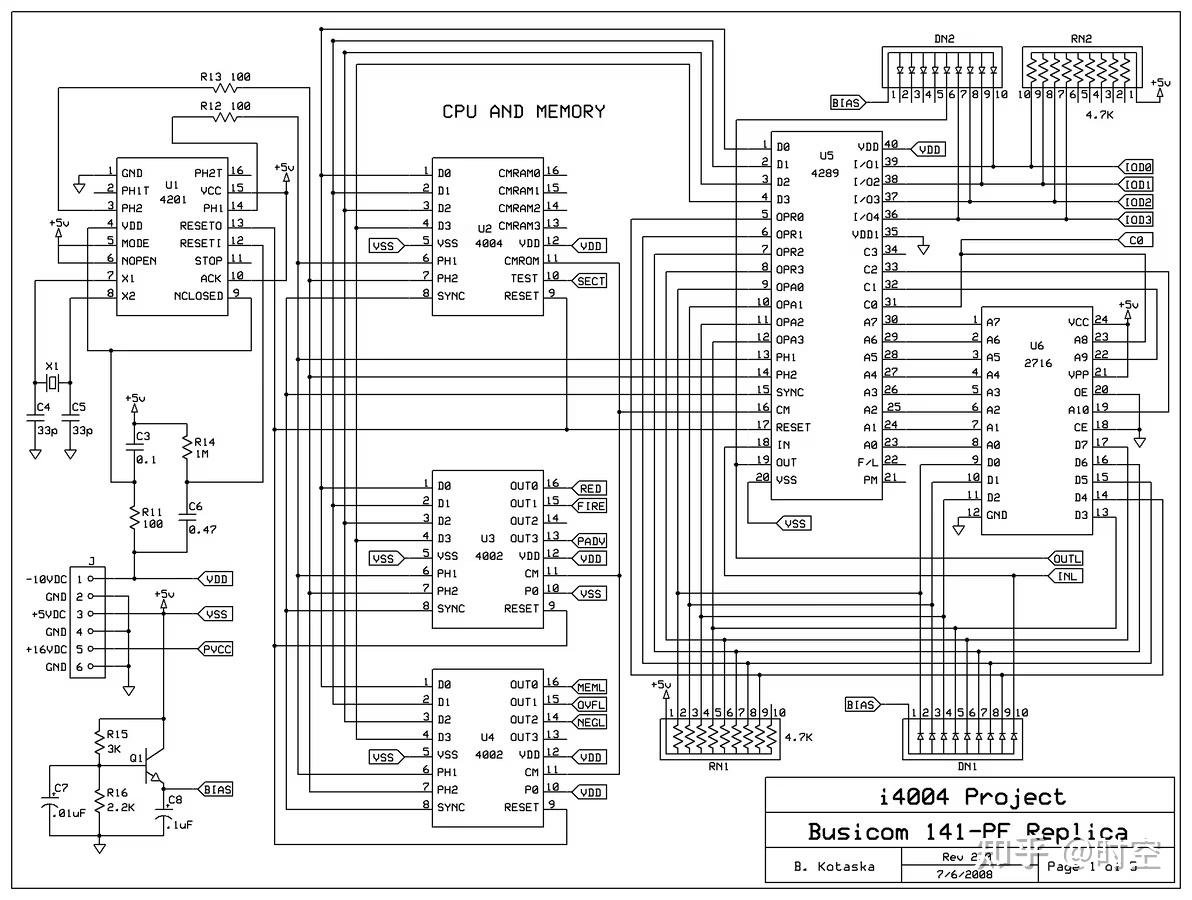 logisim 逻辑层面实现第一款CPU intel 4004（草稿） - 知乎