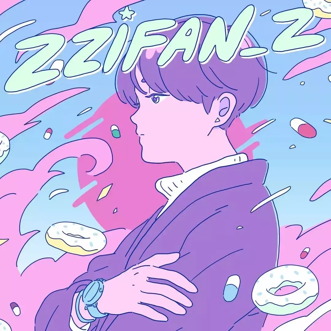 插画|台湾插画家 Zzifan_z 的粉嫩少女感插画 - 知乎
