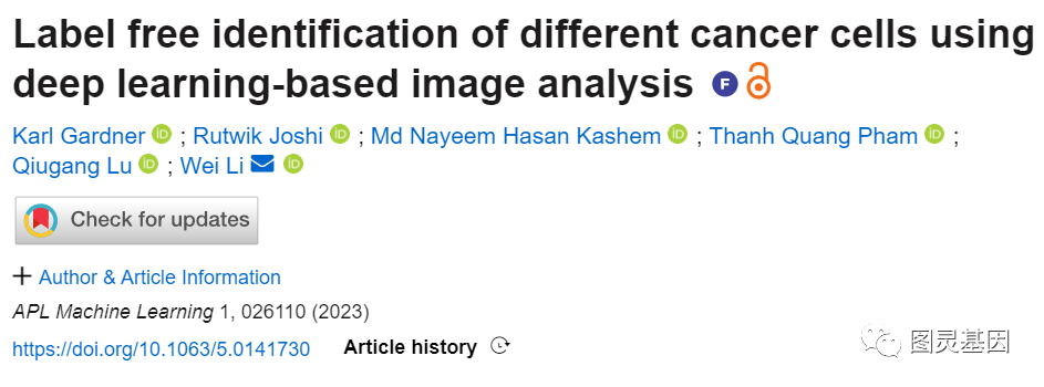 APL ML | AI通过循环肿瘤细胞形态特征进行分类诊断 - 知乎