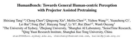 "人体大模型" | Unified Human-Centric Model 研究现状总结 - 知乎