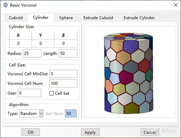 一个好用的Abaqus晶体塑性模型生成插件-Voronoi模型 - 知乎