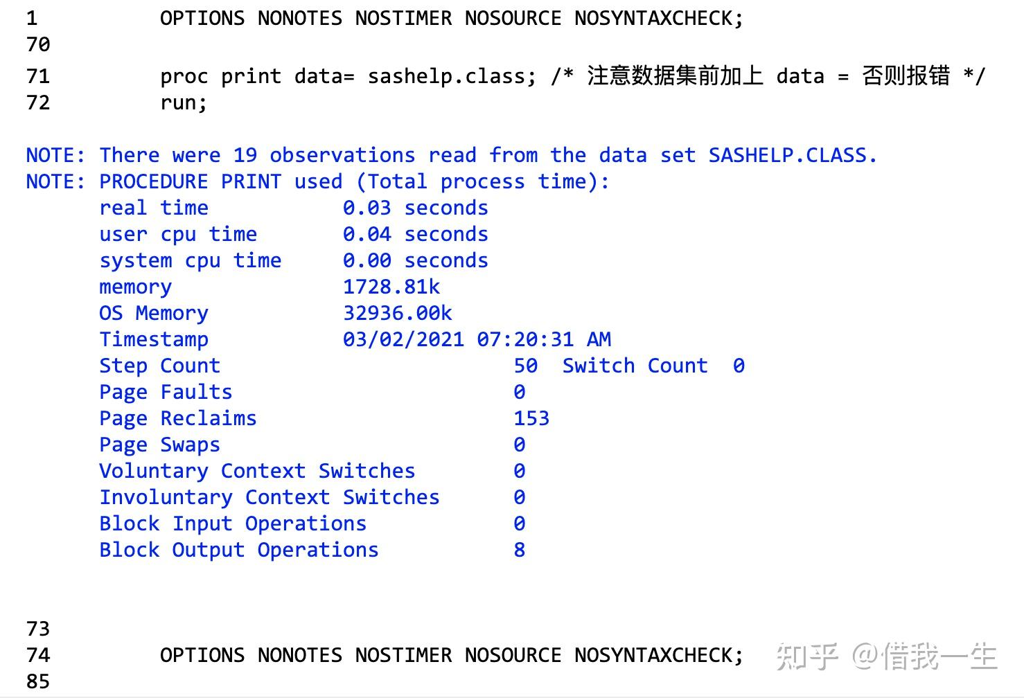 SAS系列02——输出数据报表 - 知乎