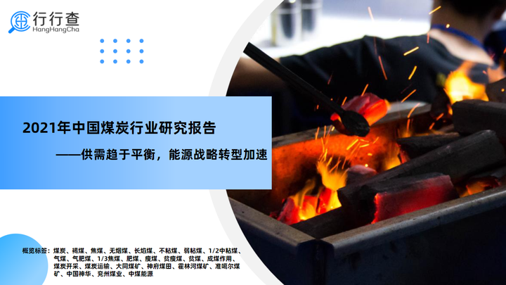2021年中国煤炭行业研究报告 - 知乎