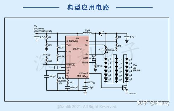 基于高压100V大电流的LED驱动LT3756EMSE-2#TRPBF 工业LED照明驱动方案 - 知乎