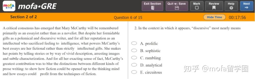 GRE模考更新啦！GRE免费模考操作指南！GRE付费模考是否值得？GRE模考看这一篇就够了-mofa留学圈GMAT与GRE - 知乎