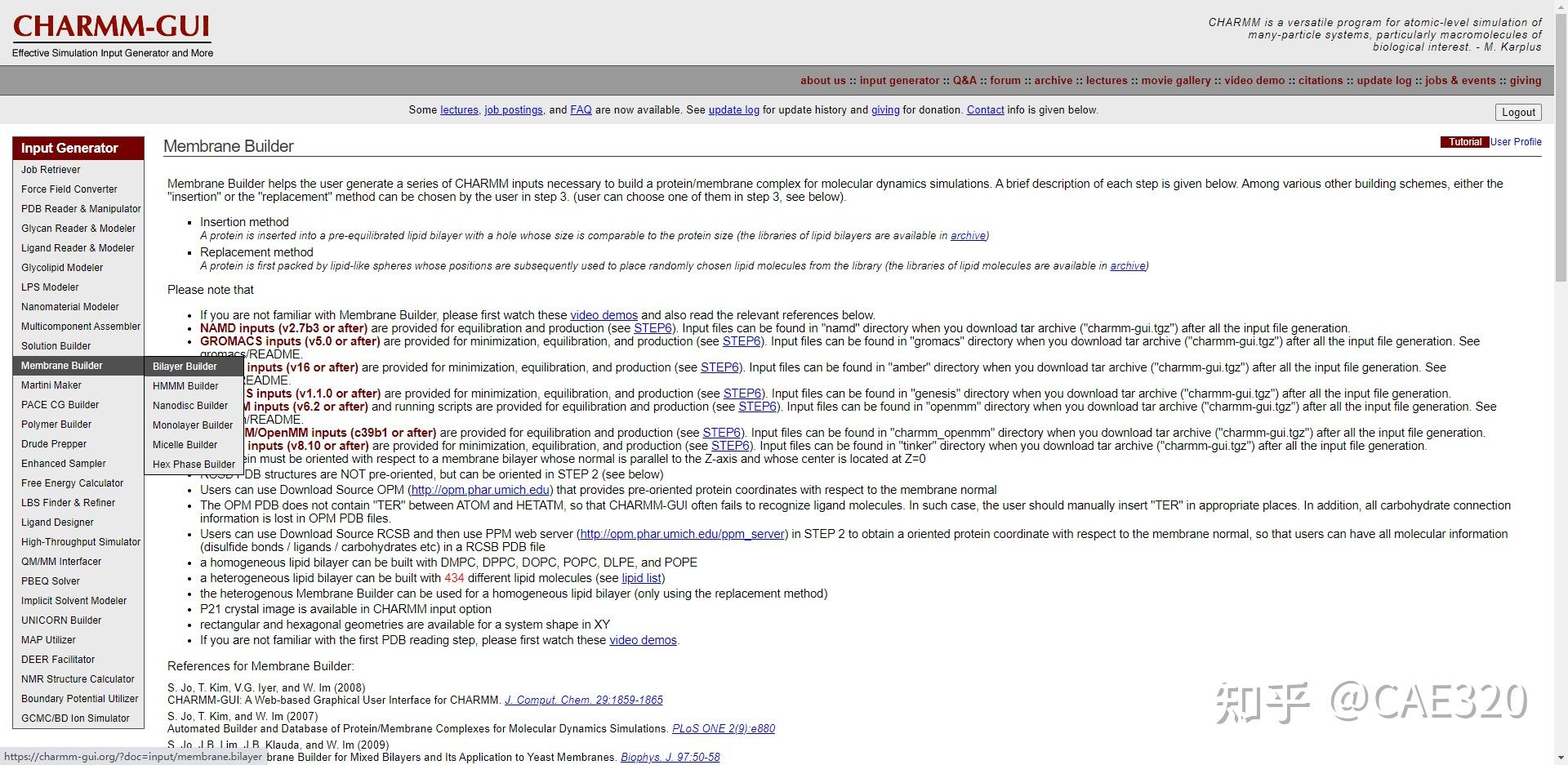 GROMACS复杂体系构建之利用CHARMM-GUI工具 - 知乎