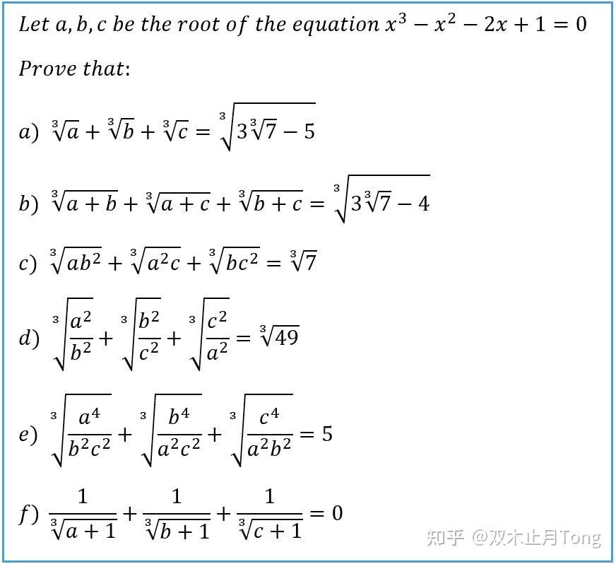 Roots of Polynomial Equations（Further Math） - 知乎