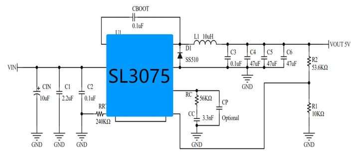 SL3075国产高效Buck转换器替代TI TPS54340方案 - 知乎