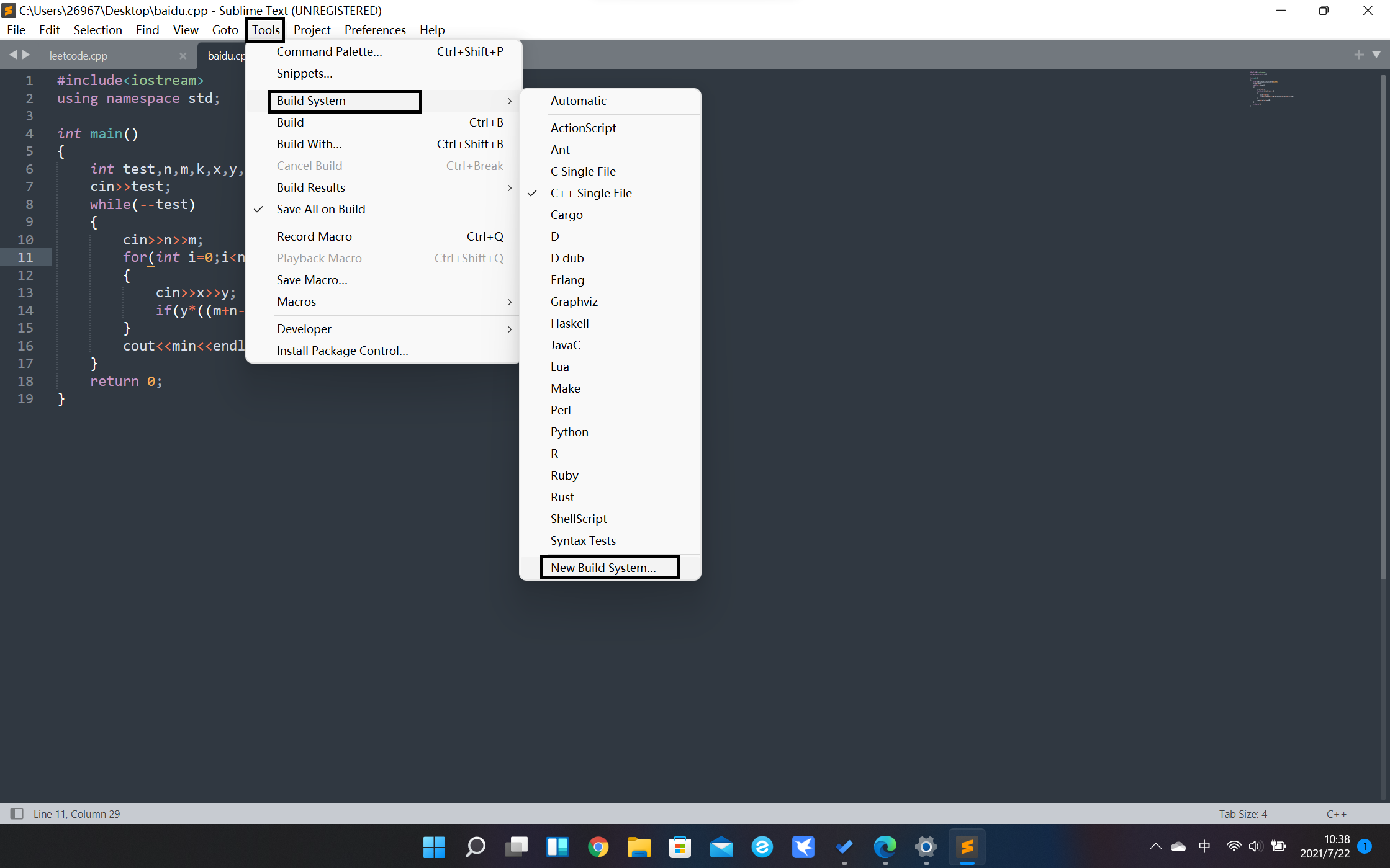 sublime text与mingw-w64配置C/C++编译环境 - 知乎