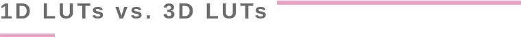 电影 | 什么是LUTs？ - 知乎